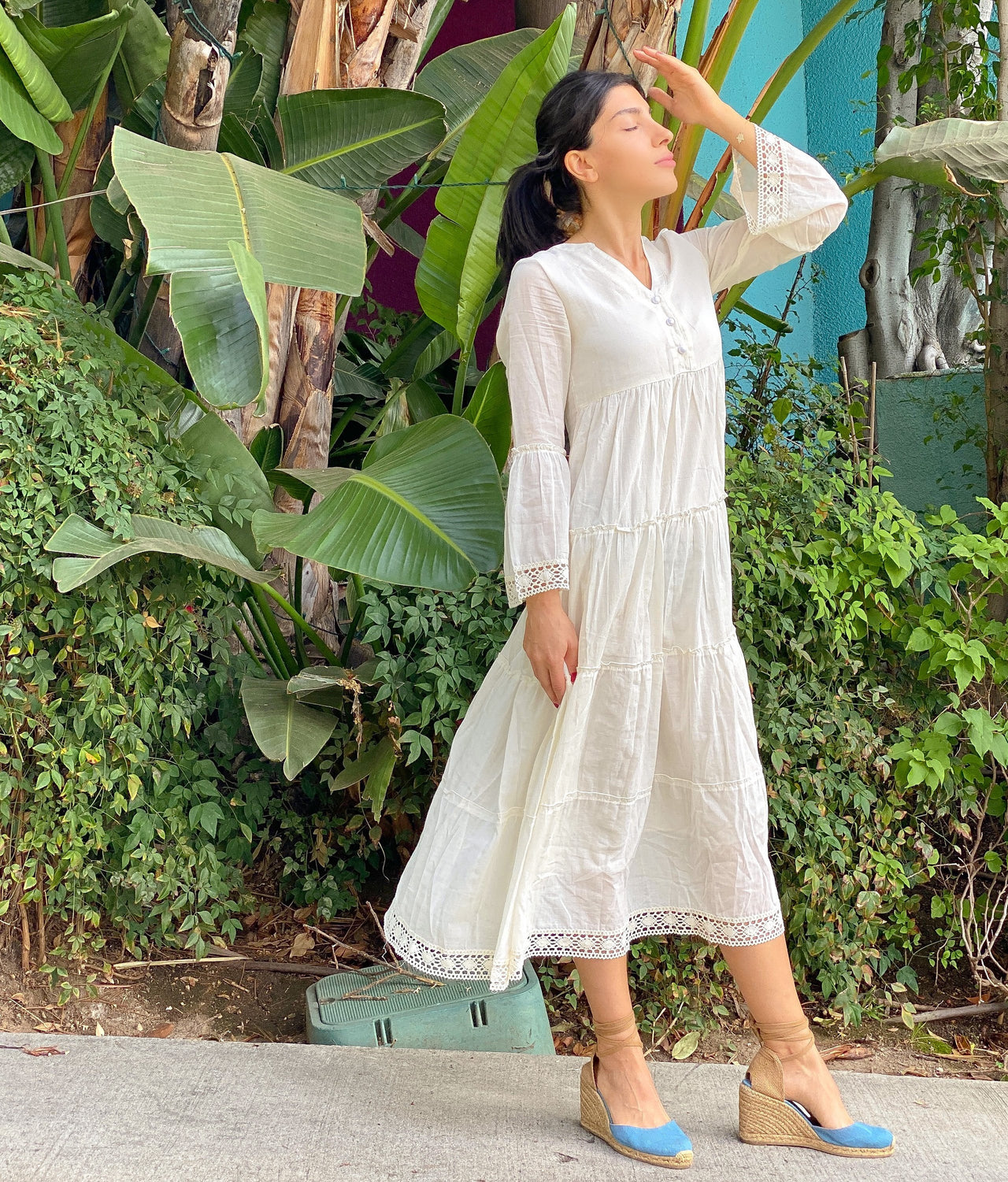 Mika Maxi Dress Natural Power Packed Store
